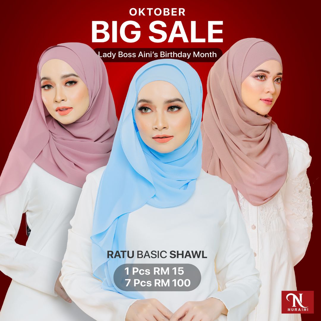RATU SHAWL COMBO - NSNuraini